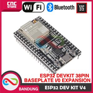 Jual ESP32 DEVKITC V4 WROOM-32U WIFI BLUETOOTH DEVELOPMENT PLUS BASE ...