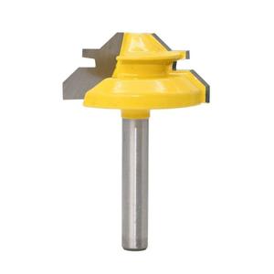 Jual Router wood joint Bit 45 Degree join kayu end mill 8mm shk ...