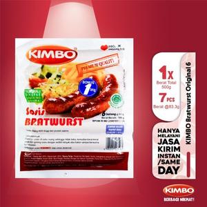Jual fResh- Kimbo Sosis Sapi Bratwurst Jumbo | Original Beef Sausage ...