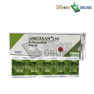 Jual AMOXSAN 250MG 1 STRIP 10 CAPSUL - Kota Bandung - Apotek Baladewa ...