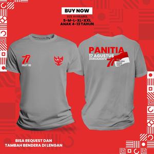 Jual Terpopuler KAOS PANITIA HUT RI KE 77 DIRGAHAYU INDONESIA 17 AGUSTUS 2022 MERDEKA FULL ...