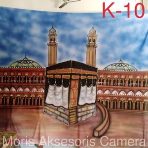 Jual Backdrop wisuda background kain wisuda manasik Kabah begron layar ...