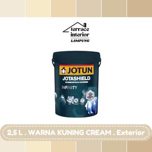 Promo Cat Tembok Exterior Infinity Jotun warna Kuning Cream 2.5 L ...