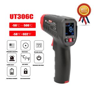 Jual UNI-T UT306S / UT306C Digital Thermometer Non-contact industrial Infrared Laser Temperature ...