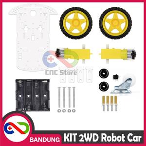 Jual [CNC] KIT SMART CHASSIS 2WD ROBOT CAR FRAME MOBIL ARDUINO CHASIS ...