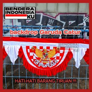 Jual umbul backdrop bendera bekron bendera panggung bendera gedung ...