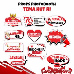 Jual -PROMO MERDEKA- PO - CUSTOM TULISAN !!! Props Photobooth HUT RI ...