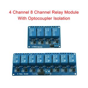 Jual 5V 12V 4/8 Channel Relay Module With Optocoupler Relay Output 4/8 ...