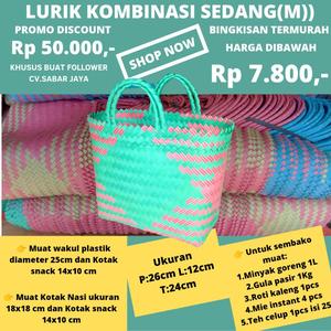 Jual Tas Anyaman Plastik LURIK TANGGUNG untuk pengusaha hampers ...
