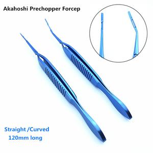 Jual Care Wise Titanium Akahoshi Phaco Prechopper Forceps Straight/ curved 120mm Ophthalmic ...