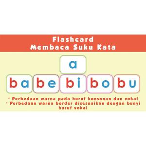 Jual NEW Flashcard / Flash Card / Kartu Bayi / Anak Belajar Membaca ...