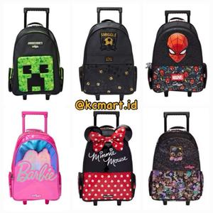 Jual [KCM89] Trolley Bag Marvel Spiderman Minecraft Mickey Minnie ...