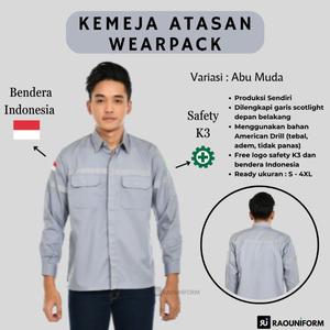Jual eL- Nisa Werpack -Baju Safety Custum Bordir K3 Dan Bendera ...