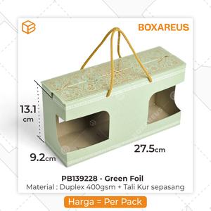 Jual Home- Box Toples Tabung Packaging Hampers Kemasan 3 Jar Silinder ...