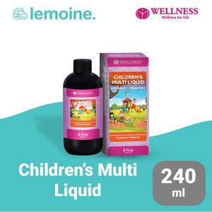 Jual Wellness Children Multiliquid Multi Liquid Multivitamin Anak 240ml ...
