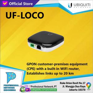 Jual UBIQUITI UF-LOCO GPON CPE with a built-in WiFi router Best - Kota ...
