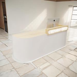 Jual LUXURIOUSHOME Home Counter Aesthetic Center Decor Armable Desk ...