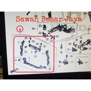 Jual Super Sale! Bulkhead Bullhead Besi Rangka Tulang Palang Dudukan ...
