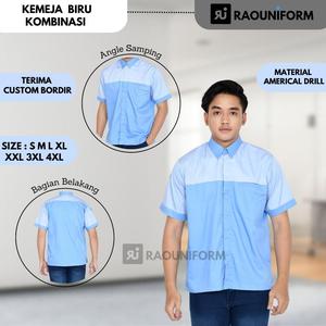 Jual eL- Pakaian Kerja Pria/Baju Kerja Custom Bordir/Baju Kerja Pria ...