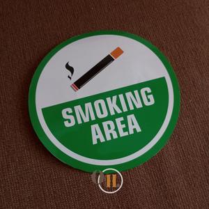Jual Stiker smoking area - Stiker kawasan merokok - Stiker vinyl ...