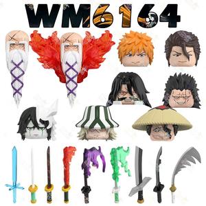 Jual WM6164 Anime BLEACH Action Figure Building Blocks DIY Kurosaki ...