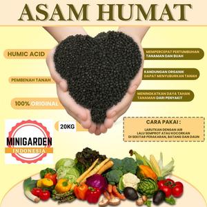 Jual ASAM HUMAT ZAK 20KG humic acid granule pupuk organik penyubur tanah - Kota Surabaya ...