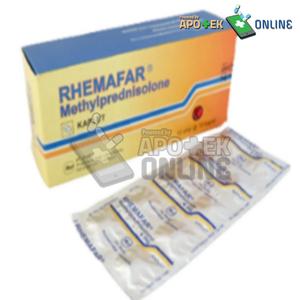 Jual RHEMAFAR 4MG BOX ISI 100 TABLET/METHYL PREDNISOLONE/ANTI INFLAMASI ...