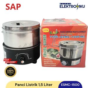 Jual SAP Panci Listrik Travel Cooker ESMC-1500 Electric Pan 1,5 Liter ...