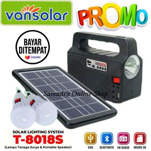 Jual Best Seller Solar Light Lampu Panel Surya Vansolar T8018S Dengan 2 ...