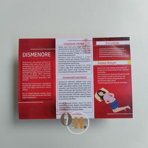 Jual Leaflet Menstruasi - Brosur Kesehatan Reproduksi Remaja - Edukasi Kespro remaja - Isi 100 ...