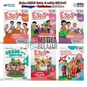 Jual Buku ESPS Kelas 5 SD Kurikulum Merdeka Revisi Terbaru 2024 - Erlangga Original & Lengkap ...