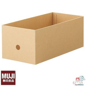 Jual Muji Cardboard file box - kotak / storage organizer - Jakarta ...