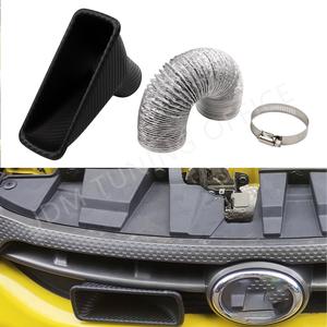 Jual Universal Car Front Bumper Turbo Square Shape Air Outlet Pipe High ...