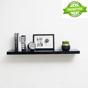 Jual Rak Papan Ambalan Dinding Ukuran 100x23cm_Hitam (Best Quality ...