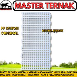 Jual SLAT KANDANG PLASTIK PUTIH PP ORIGINAL ukuran (50 X 100) 1 PCS - Alas Kandang Lantai ...