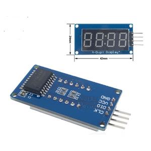 Jual LED 7 segment Arduino TM1637 4 digit Digital Tube Clock Display ...