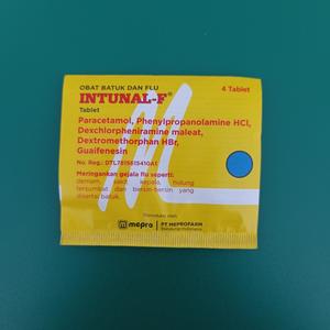 Jual Obat Obat Batuk Dan Flu Intunal Forte 10 Tablet & 4 Tablet Harga ...