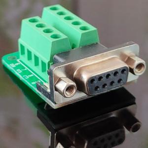 Jual DB9 FEMALE CONNECTOR ADAPTER CONVERTER TO TERMINAL PCB BREAKOUT ...
