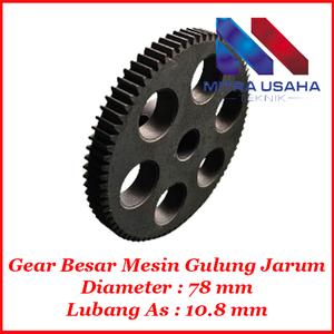 Jual Sparepart Gear Besar Mesin Gulung Jarum Gigi Besi Ancuran Baja ...