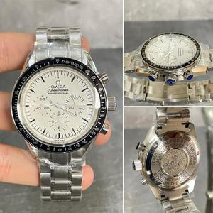 Jual Jam Speedmaster Profesional Automatic white Dial Chrononograph ...