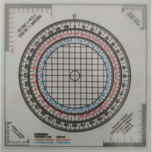 Jual alat ukur peta / Protactor / Protaktor / Alat ukur peta / Navigasi ...