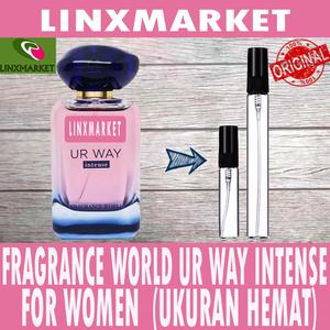 Jual FRAGRANCE WORLD UR WAY INTENSE WOMEN EDP EAU DE PARFUM - UKURAN ...