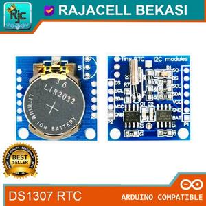 Jual RTC DS1307 I2C REAL TIME CLOCK + BATTERY MODULE 24C32 32K EEPROM - Kota Tangerang Selatan ...