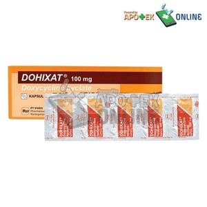 Jual DOHIXAT 100MG CAPS 100`S Doxycycline infeksi bakteri jerawat ...