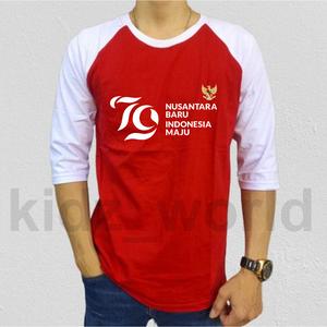 Jual Kaos Raglan Merah Putih | Kaos Merah Putih 17 Agustus | Kaos Hut ...