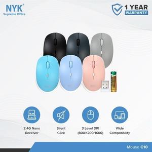 Jual Mouse Wireless NYK C10 2.4Ghz / NYK Supreme C10 Mouse Wireless ...