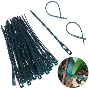 Jual Advantage 50pcs Adjustab Plastic Plant Cab Ties Reusab Cab - Kab ...