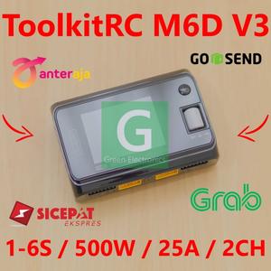 Jual ToolkitRC M6D V3 Dual Channel LiPo Battery Balance Charger 25A ...