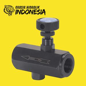 Jual KC-08 HYDRAULIC FLOW CONTROL VALVE / THROTTLE VALVE 1" INCH ...