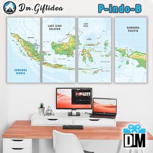 Jual Hiasan Dinding Pajangan Rumah Peta Indonesia Map Indo Elegant ...